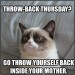 Grumpy Cat Throwback Thursday | Funny Memes